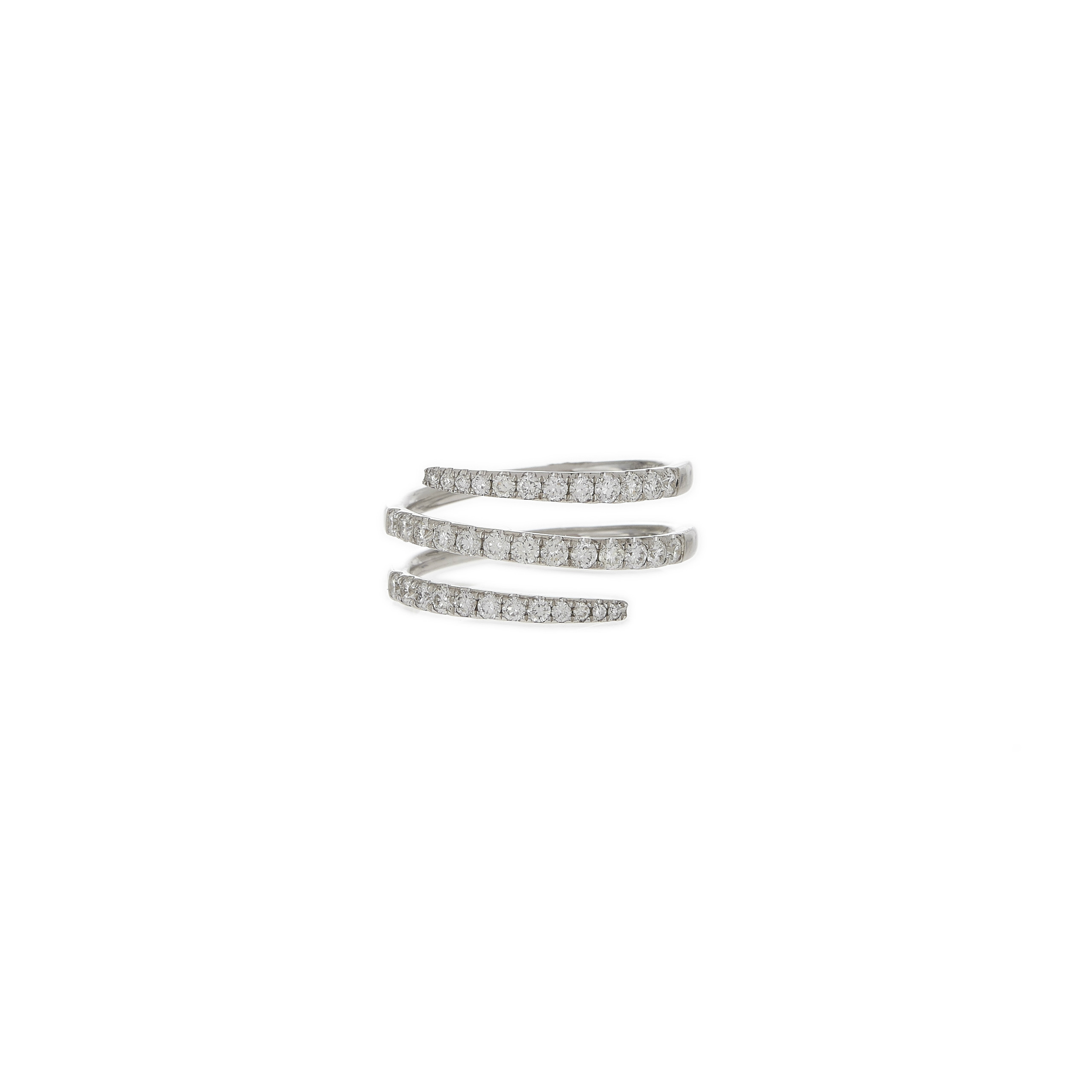 Diamond Coil Ring