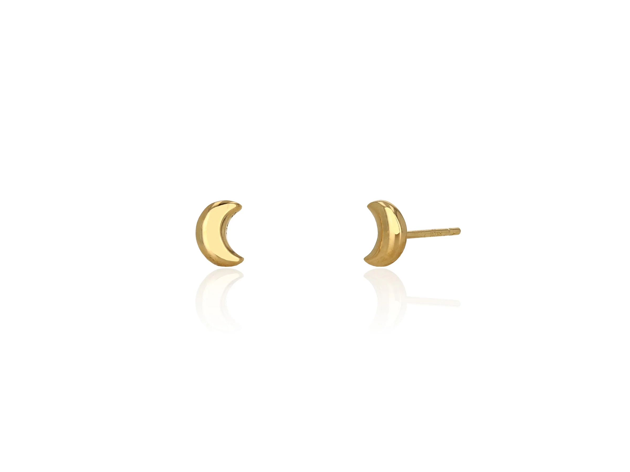 Mini Moon Stud - Moondance Jewelry Gallery